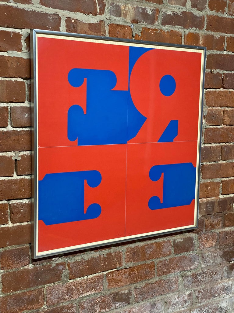 1960s Pop Art 'Free' Lithograph at 1stDibs