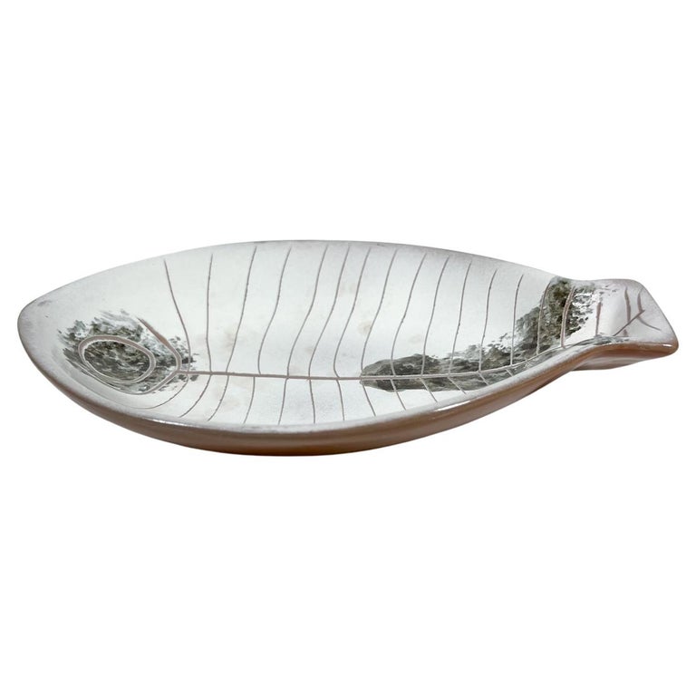 1960s Pottery Art Modernist Fish Dish by La Gardo Tackett For Sale at ...