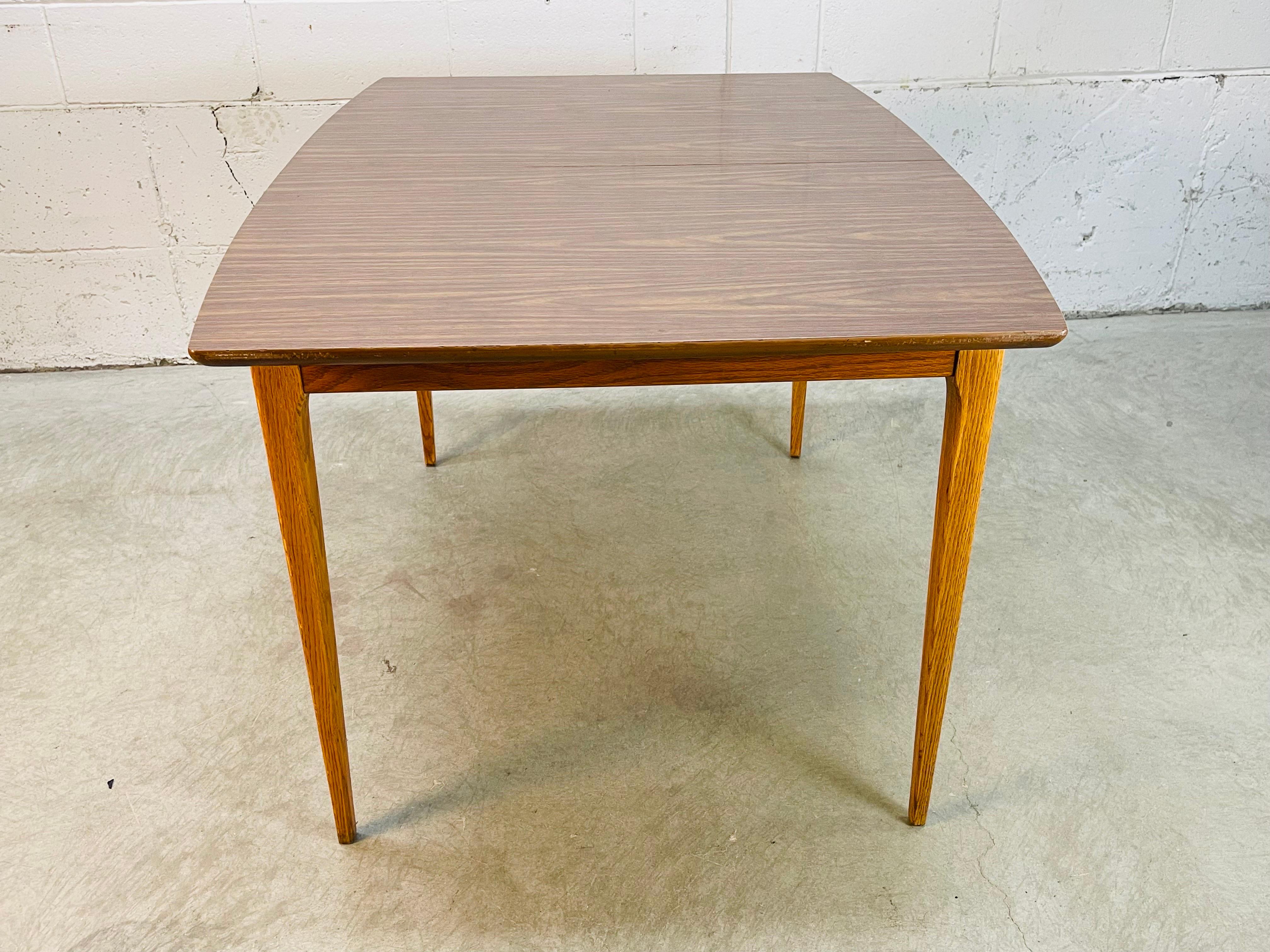 1960s Rectangular Dining Room Table For Sale at 1stDibs
