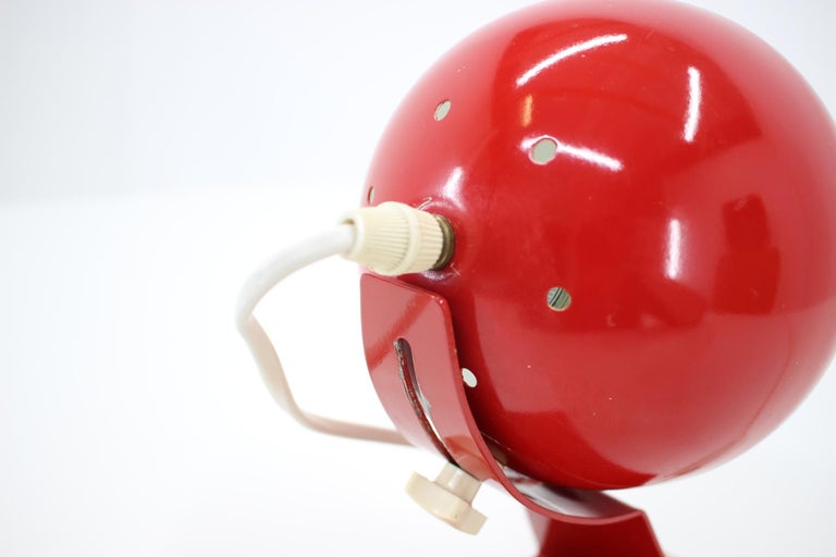 1960s Red Adjustable Table Lamp, Germany For Sale at 1stDibs