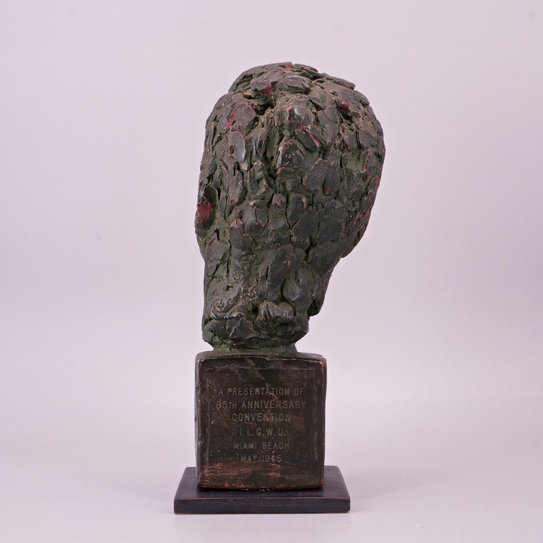 1960s Robert Berks Sculpture Bust John F Kennedy JFK Miami Beach Mid ...