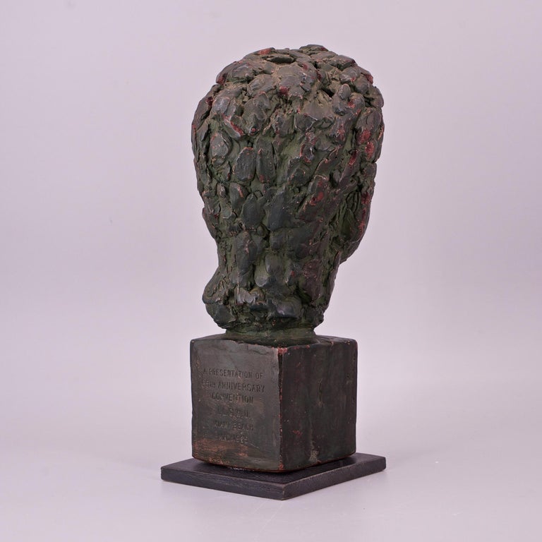 1960s Robert Berks Sculpture Bust John F Kennedy JFK Miami Beach Mid ...