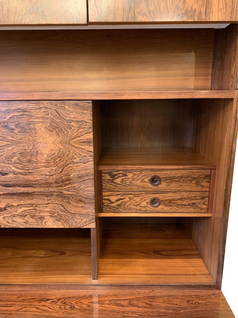 1960s Robert Heritage for Archie Shine Rosewood Wall Unit for Heals ...