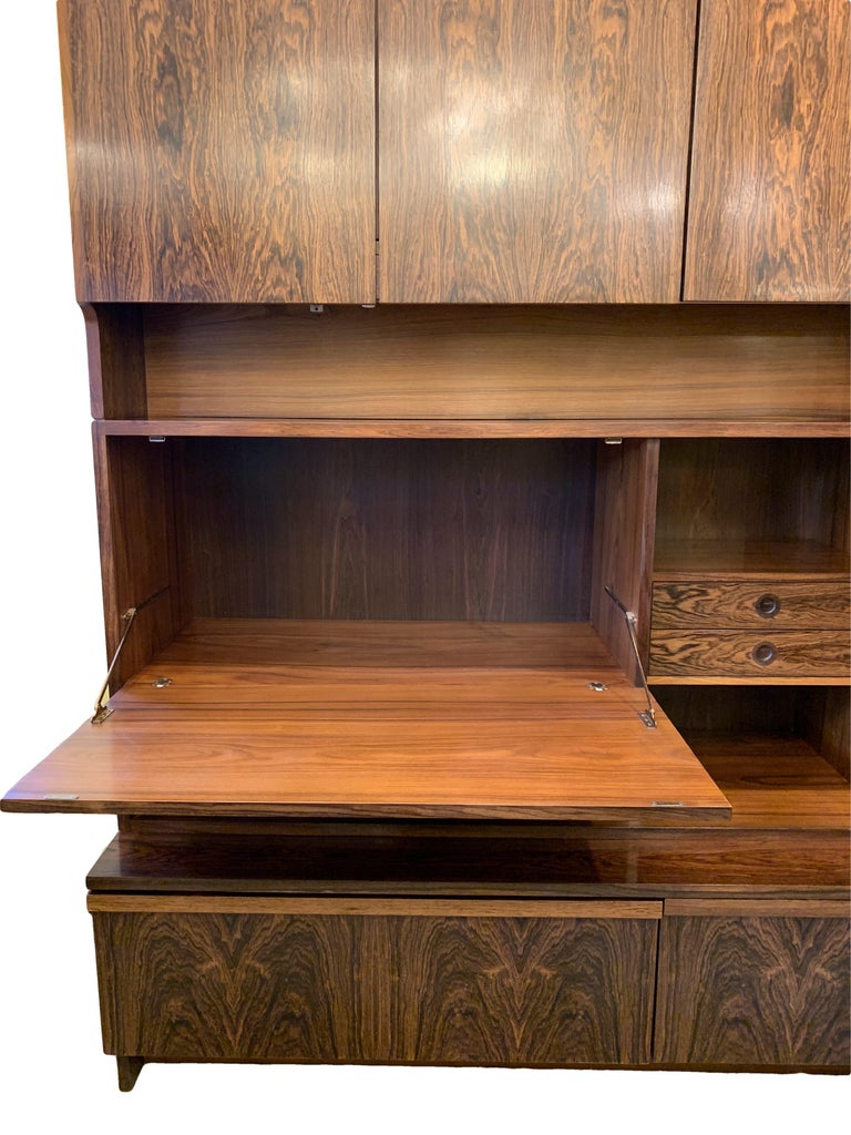 1960s Robert Heritage for Archie Shine Rosewood Wall Unit for Heals ...