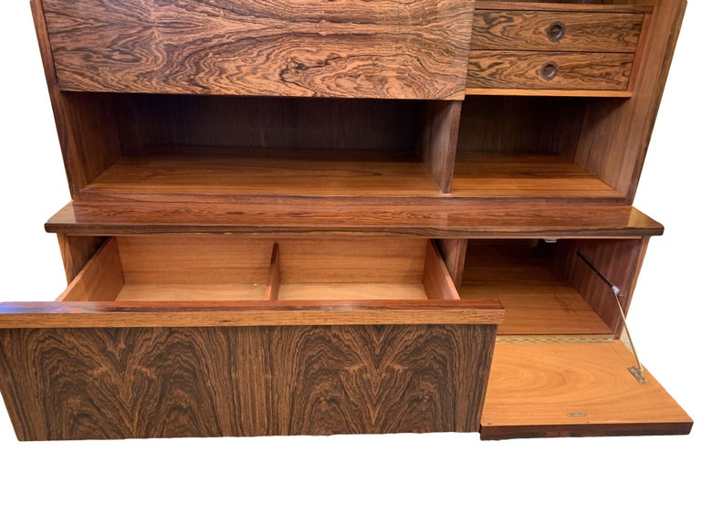1960s Robert Heritage for Archie Shine Rosewood Wall Unit for Heals ...