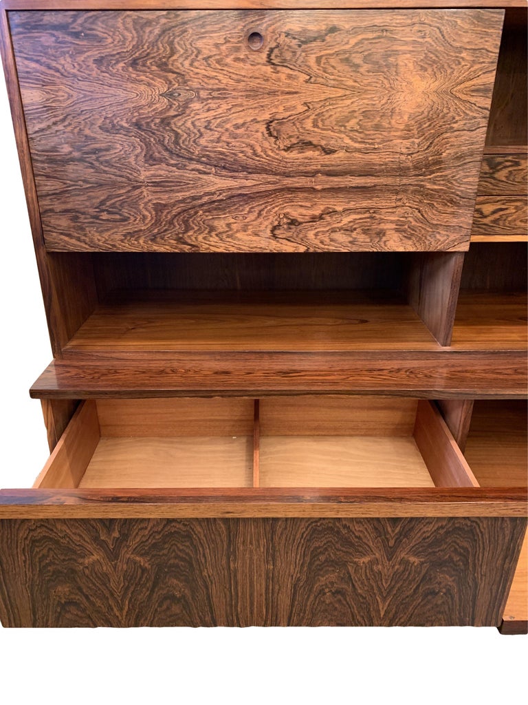 1960s Robert Heritage for Archie Shine Rosewood Wall Unit for Heals ...