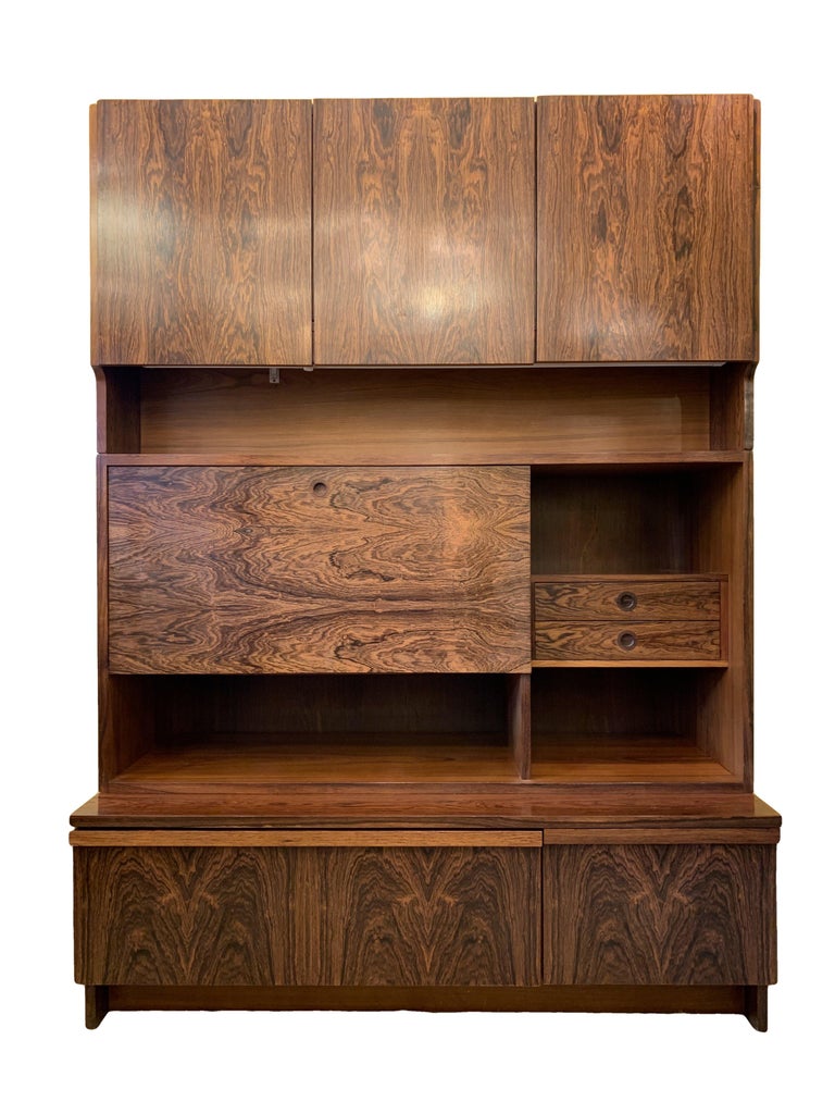 1960s Robert Heritage for Archie Shine Rosewood Wall Unit for Heals ...