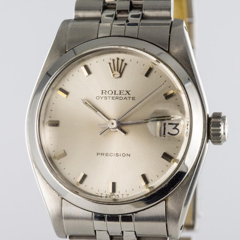 1960s Rolex Oysterdate Precision Automatic Men's Watch at 1stDibs ...