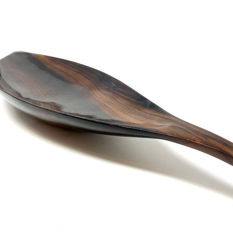 1960s, Rosewood Sculptural Bowl in the Style of Emil Milan "Emilan" For ...