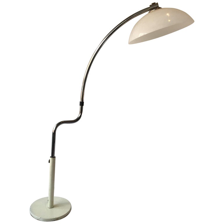 1960s Rotating Chrome Floor Lamp at 1stDibs