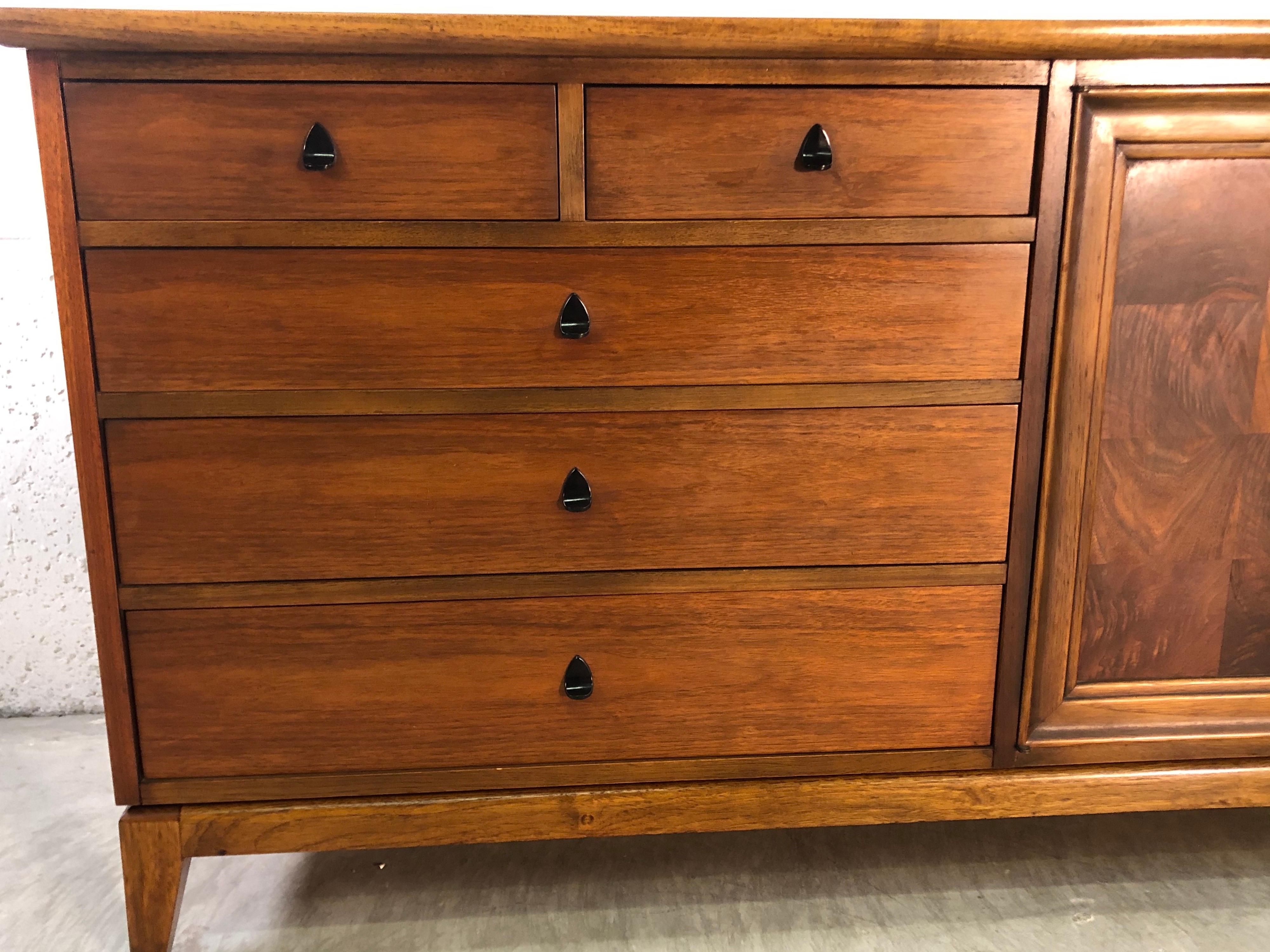 1960s Rway Walnut Sideboard Server at 1stDibs