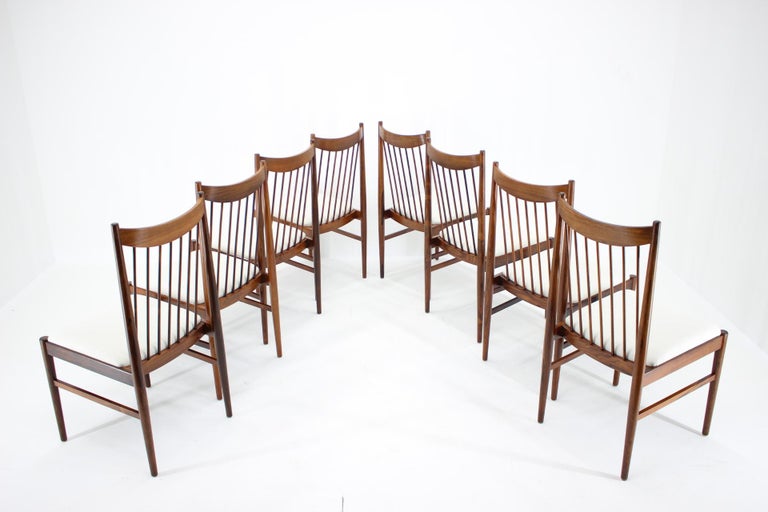 1960s Set of Eight Arne Vodder Palisander Dining Chairs, Denmark For ...