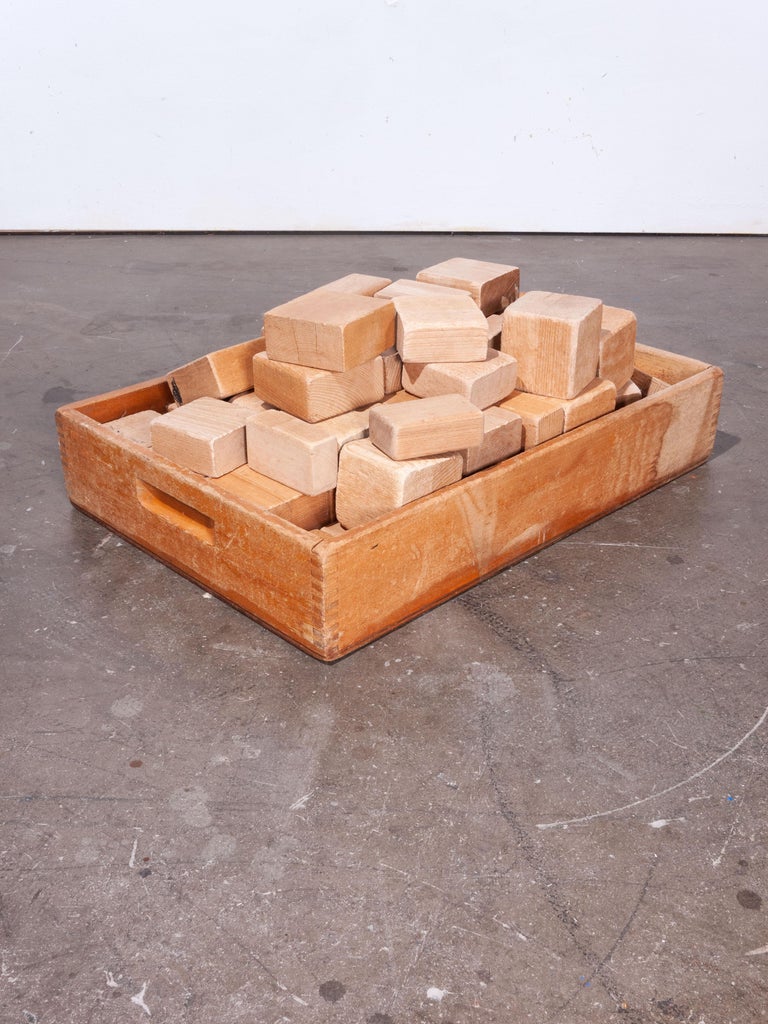 1960s Set of Large Scale Wooden Building Blocks at 1stDibs