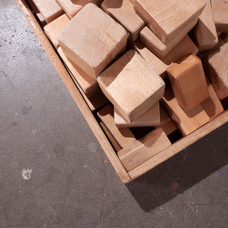 1960s Set of Large Scale Wooden Building Blocks at 1stDibs