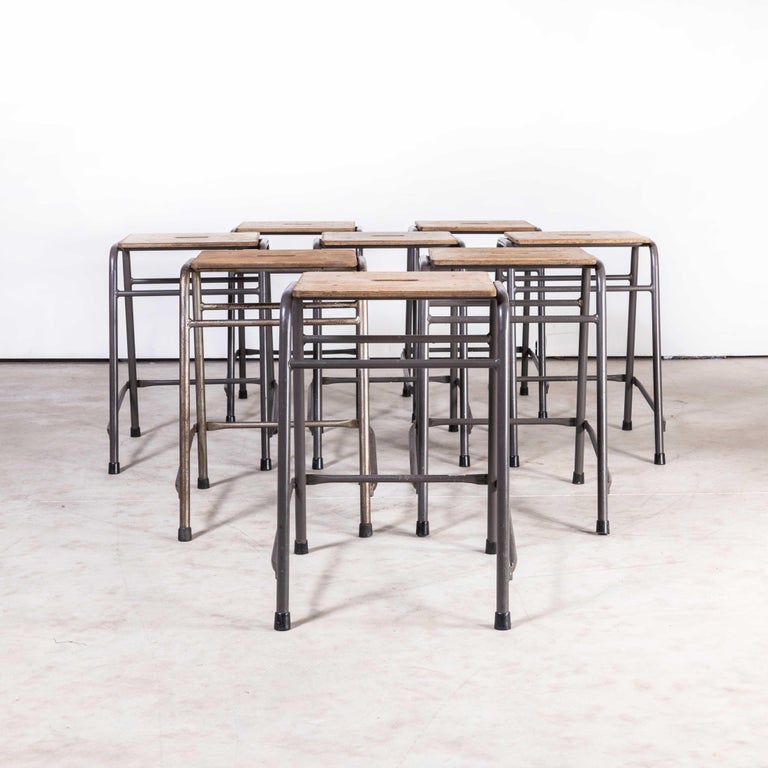 1960's Set Of Remploy Stools, Eight For Sale at 1stDibs