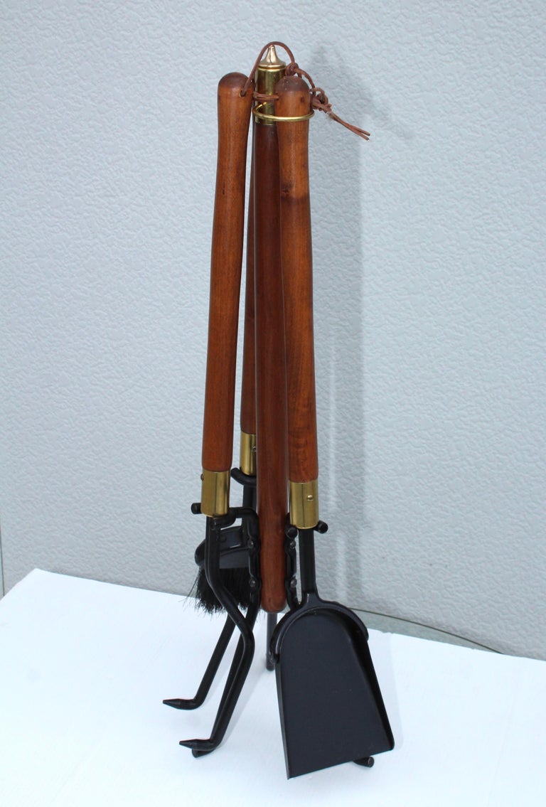 1960s Seymour Mid-Century Modern Fireplace Tools at 1stDibs