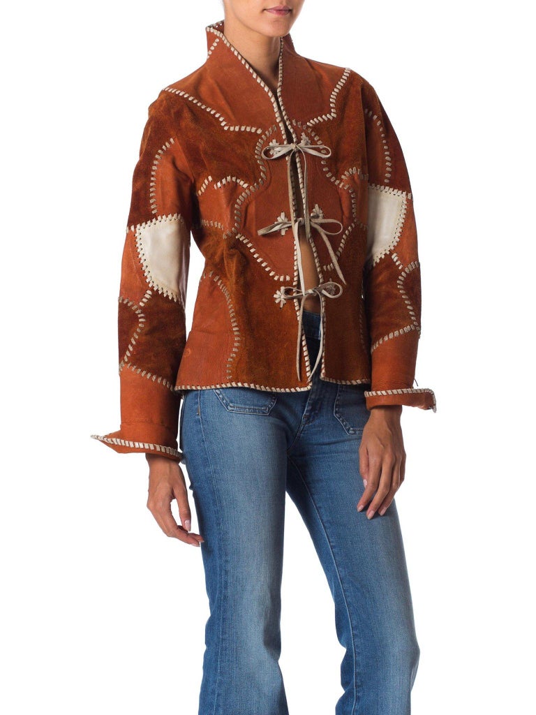 1960S SHAR Patchwork Leather Jacket at 1stDibs
