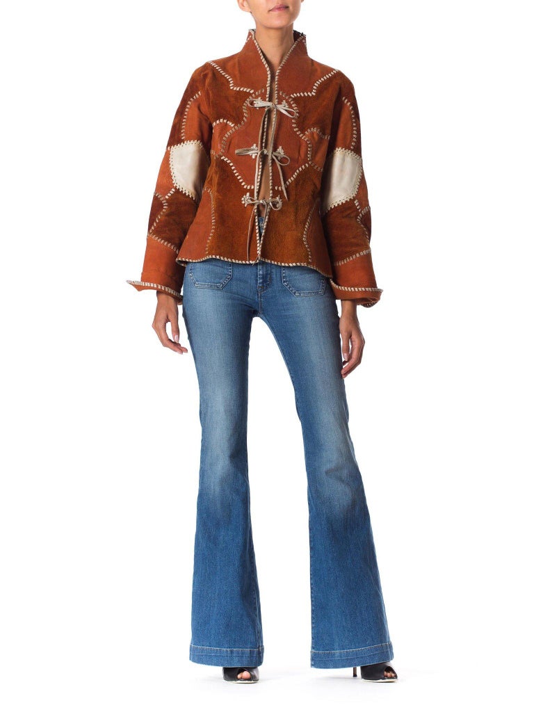 1960S SHAR Patchwork Leather Jacket at 1stDibs