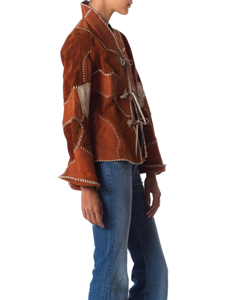 1960S SHAR Patchwork Leather Jacket at 1stDibs