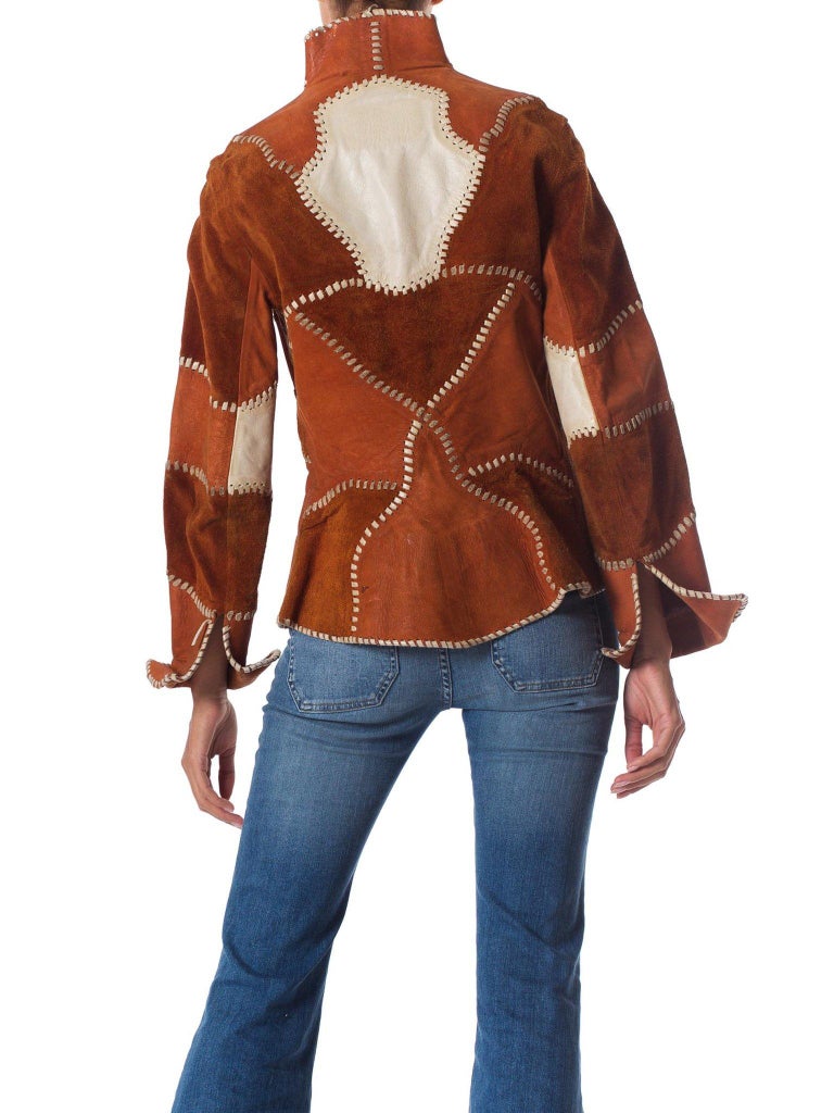 1960S SHAR Patchwork Leather Jacket at 1stDibs