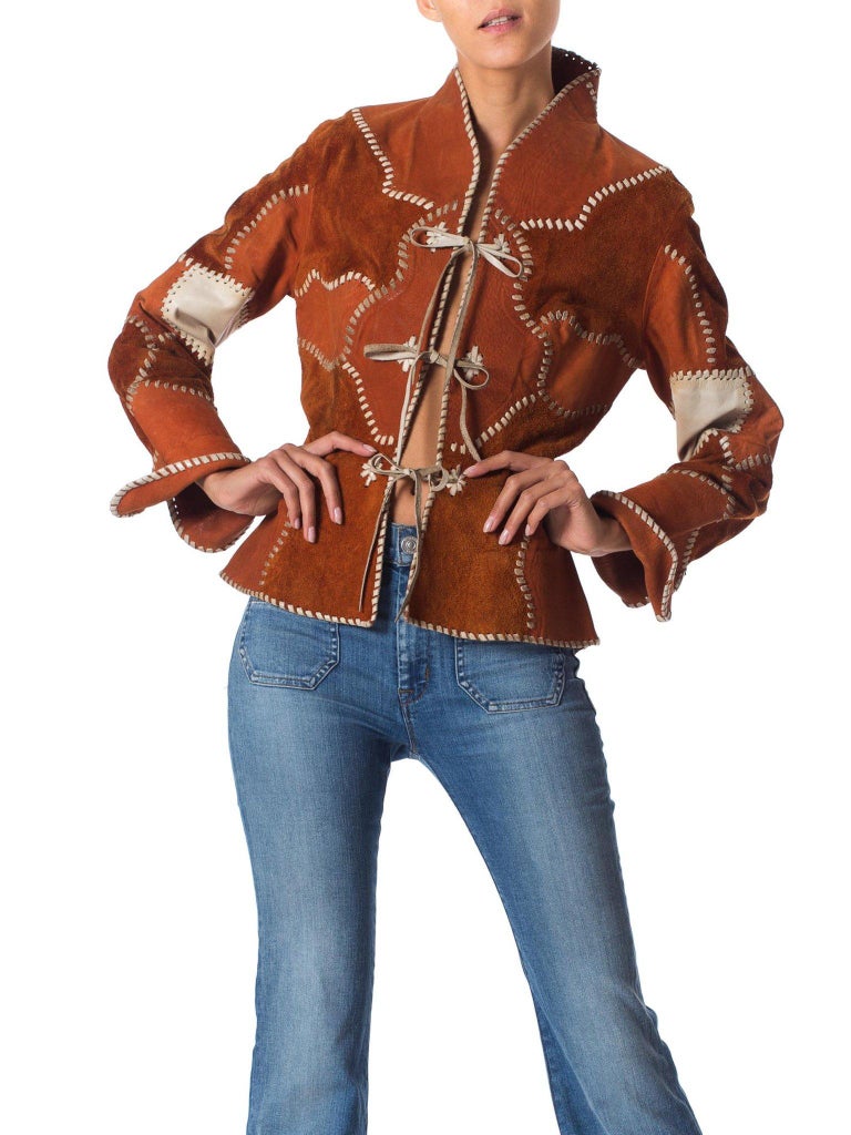 1960S SHAR Patchwork Leather Jacket at 1stDibs