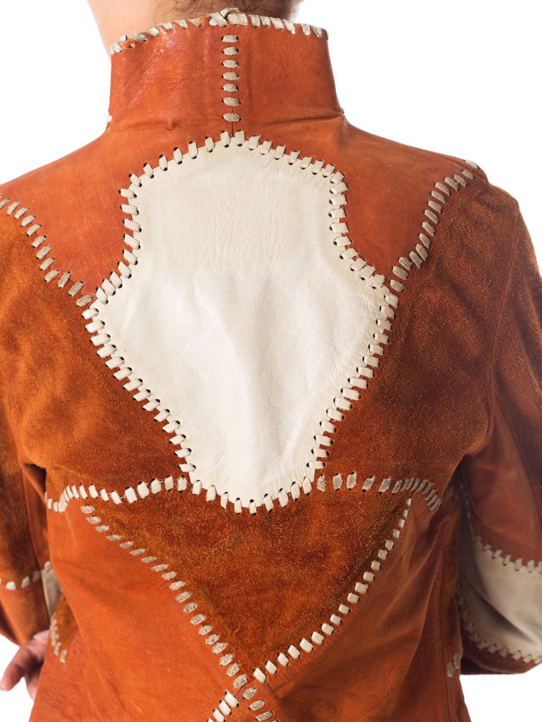 1960S SHAR Patchwork Leather Jacket at 1stDibs