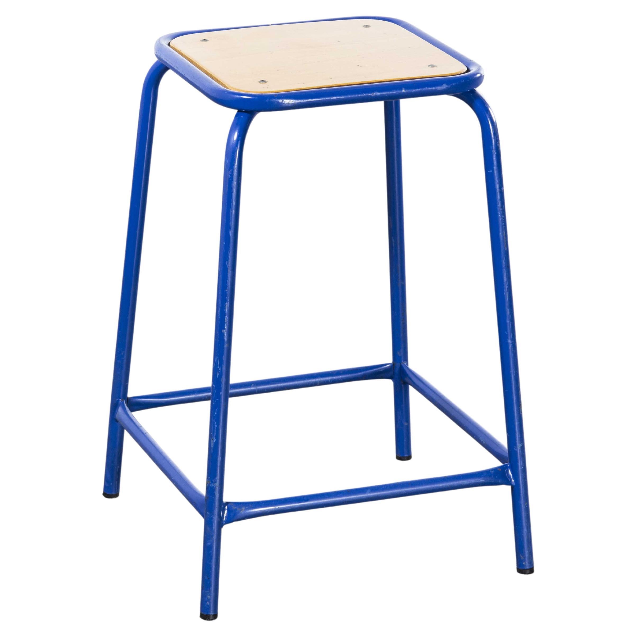 1960's French Tall White Laboratory Stools, Pair For Sale at 1stDibs ...