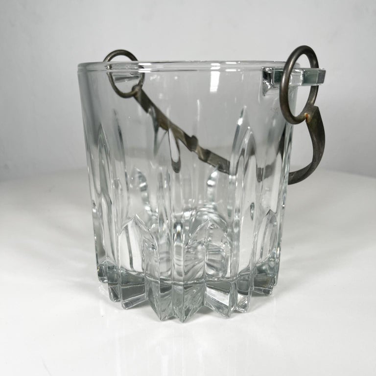 1960s Small Faceted Crystal Ice Bucket Vintage Modern, Italy For Sale ...