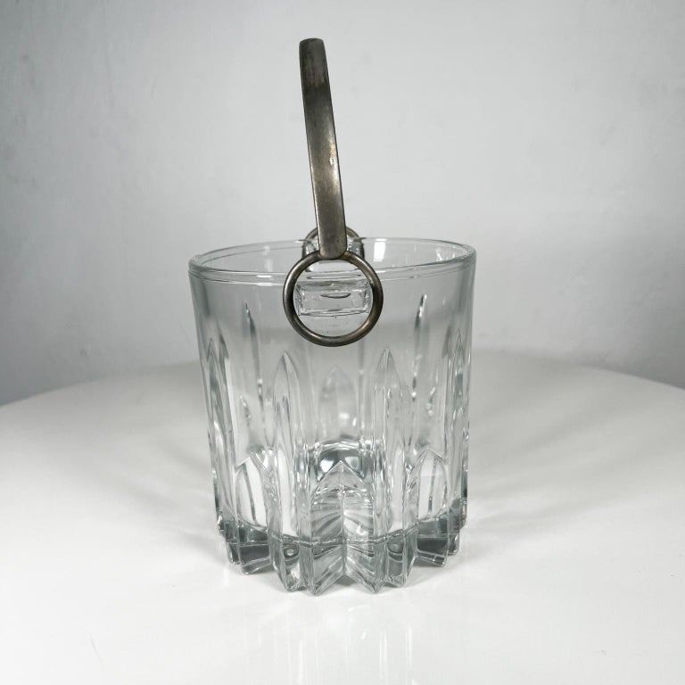 1960s Small Faceted Crystal Ice Bucket Vintage Modern, Italy For Sale ...