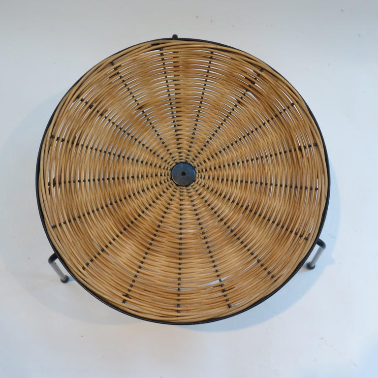 1960s Small Rattan Wicker Table by Desmond Sawyer Designs at 1stDibs ...
