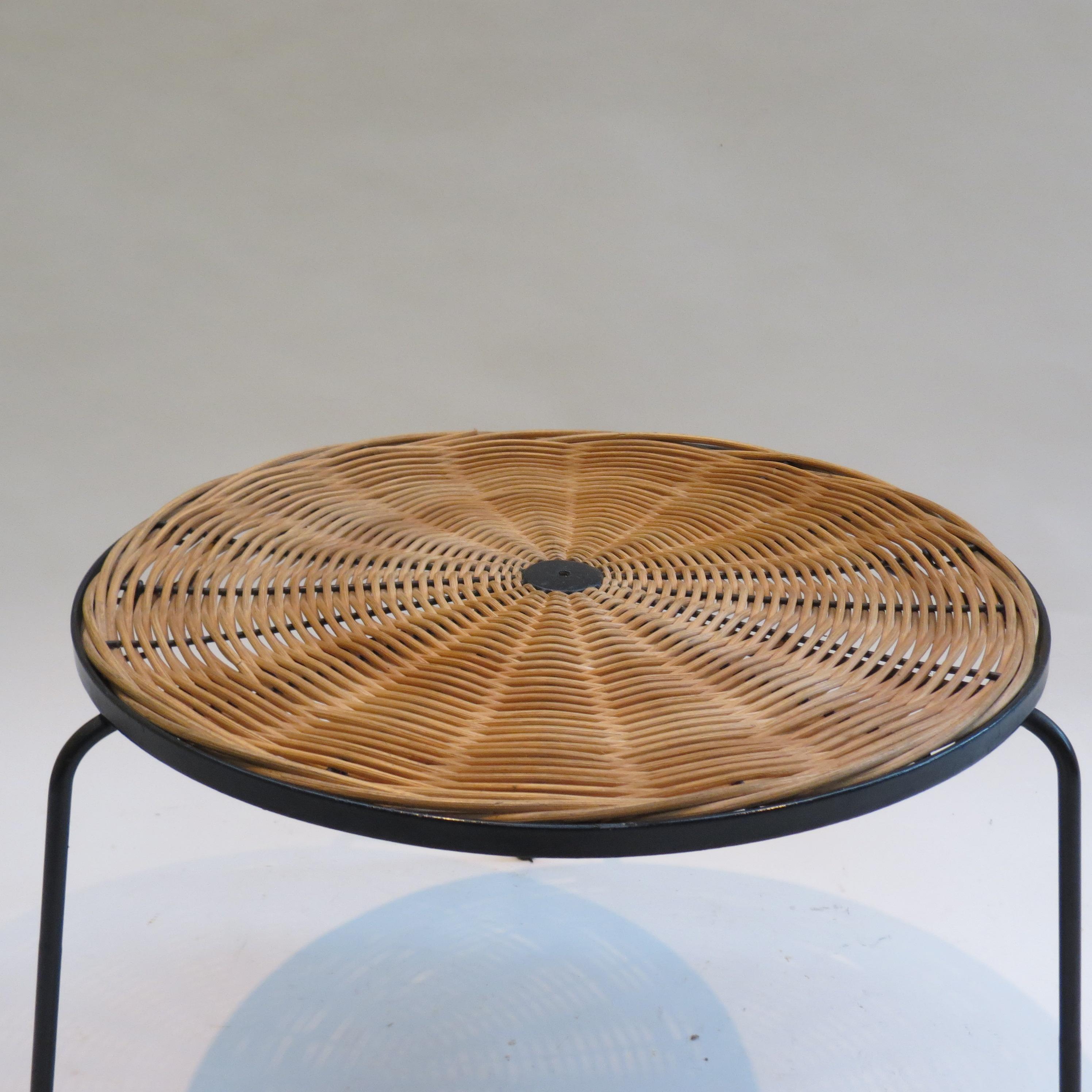1960s Small Rattan Wicker Table by Desmond Sawyer Designs at 1stDibs ...