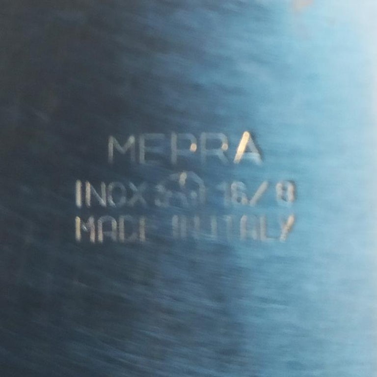 1960s Space Age Mepra Cocktail Shaker in Stainless Steel, Made in Italy ...