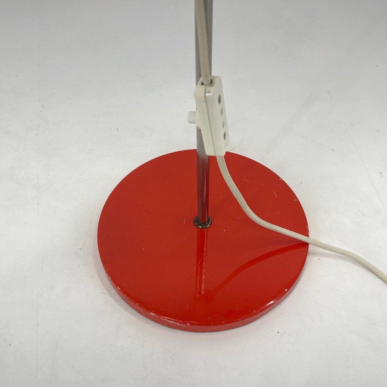 1960's, Space Age Red Floor Lamp, Germany For Sale at 1stDibs