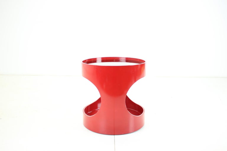 1960s Space Age Side Table "Luna" with Glass Top by Opal, Germany For ...