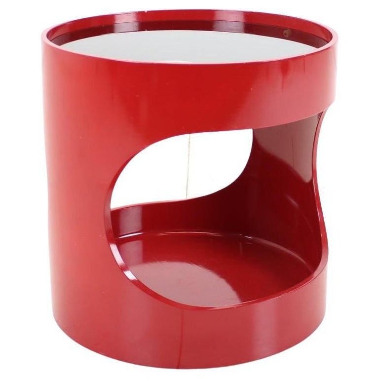 1960s Space Age Side Table "Luna" with Glass Top by Opal, Germany For ...