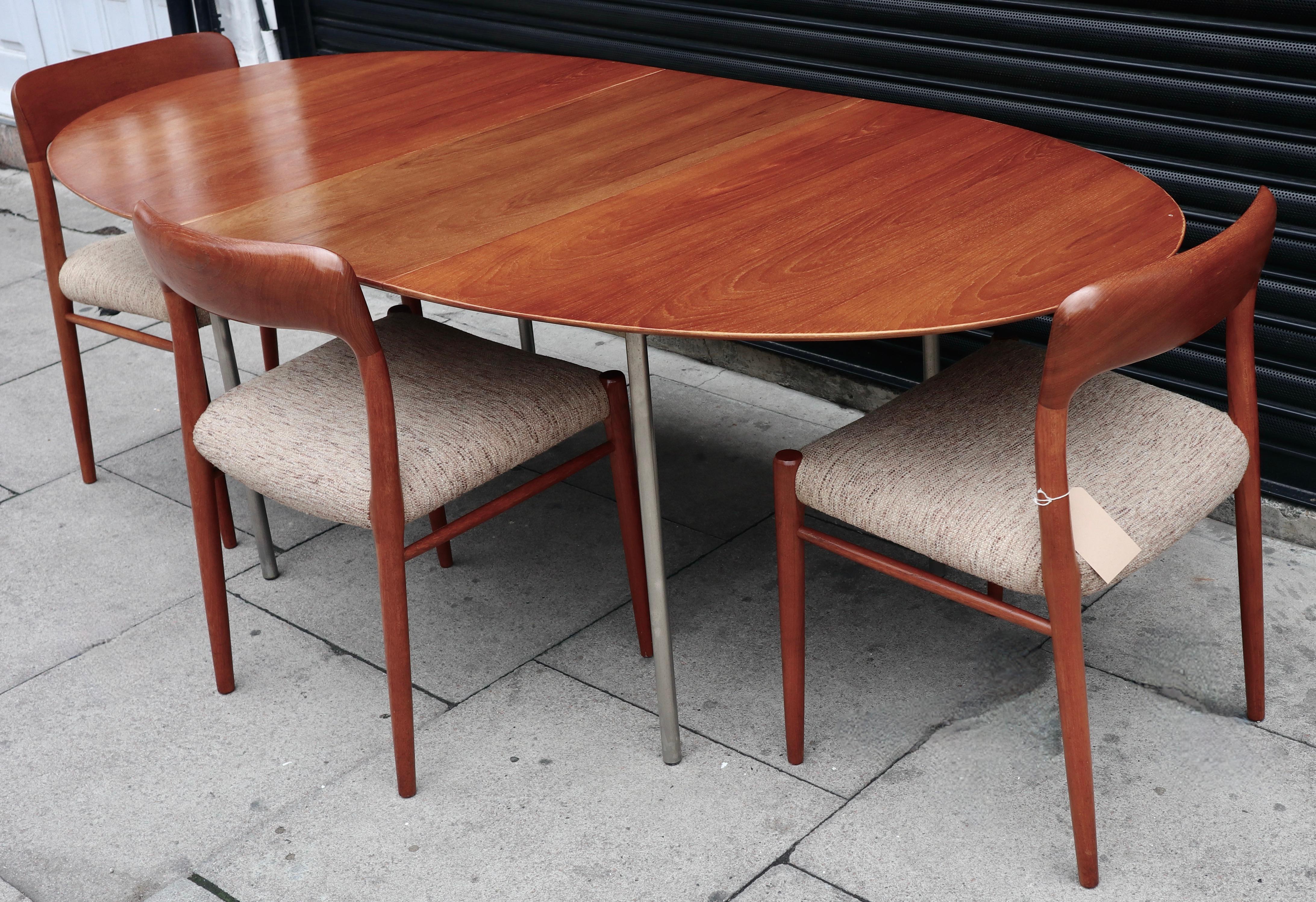 1960s Stag oval extendable dining table by John and Sylvia Reid For ...