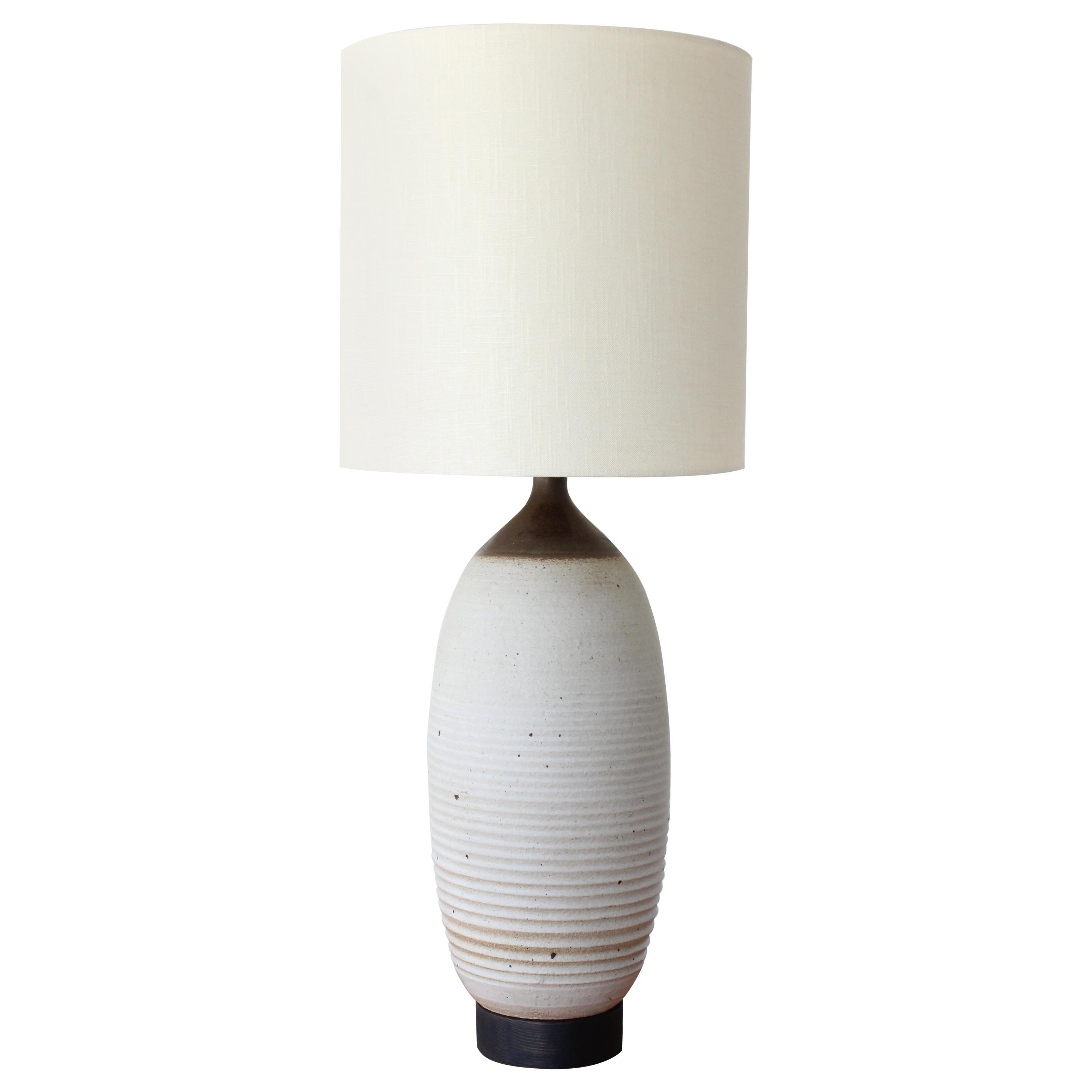 Pair of Art Pottery 1960s Stoneware Table Lamps at 1stDibs