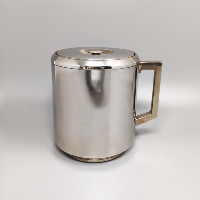 1960s Stunning Ice Bucket by Aldo Tura for Macabo. Made in Italy. For ...