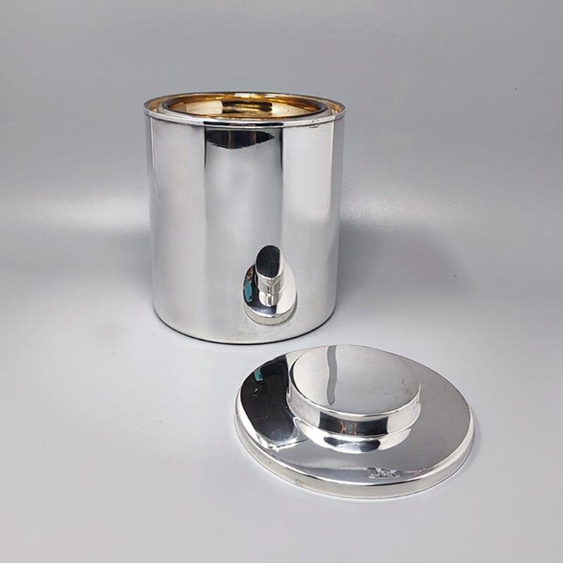 1960s Stunning ice bucket in stainless steel by Aldo Tura for Macabo at ...