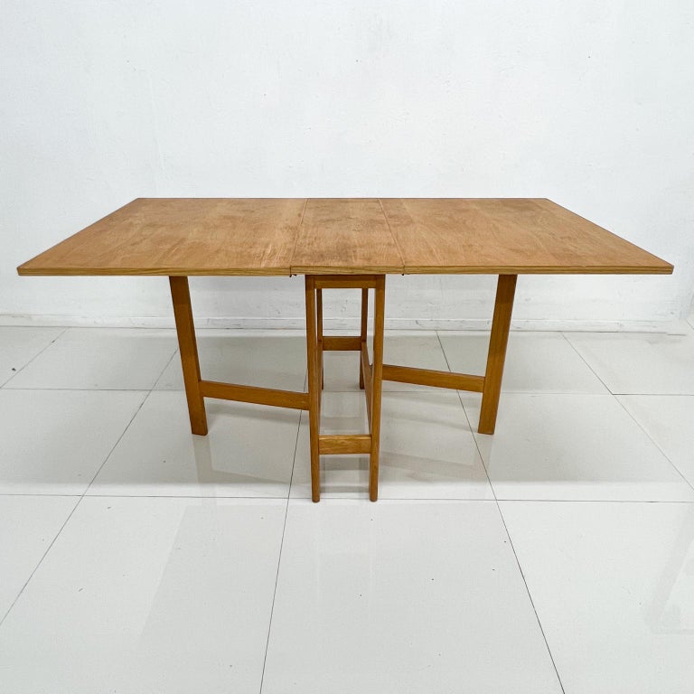 1960s Style Maria Flap MCM Drop Leaf Gateleg Dining Table Space Saver ...