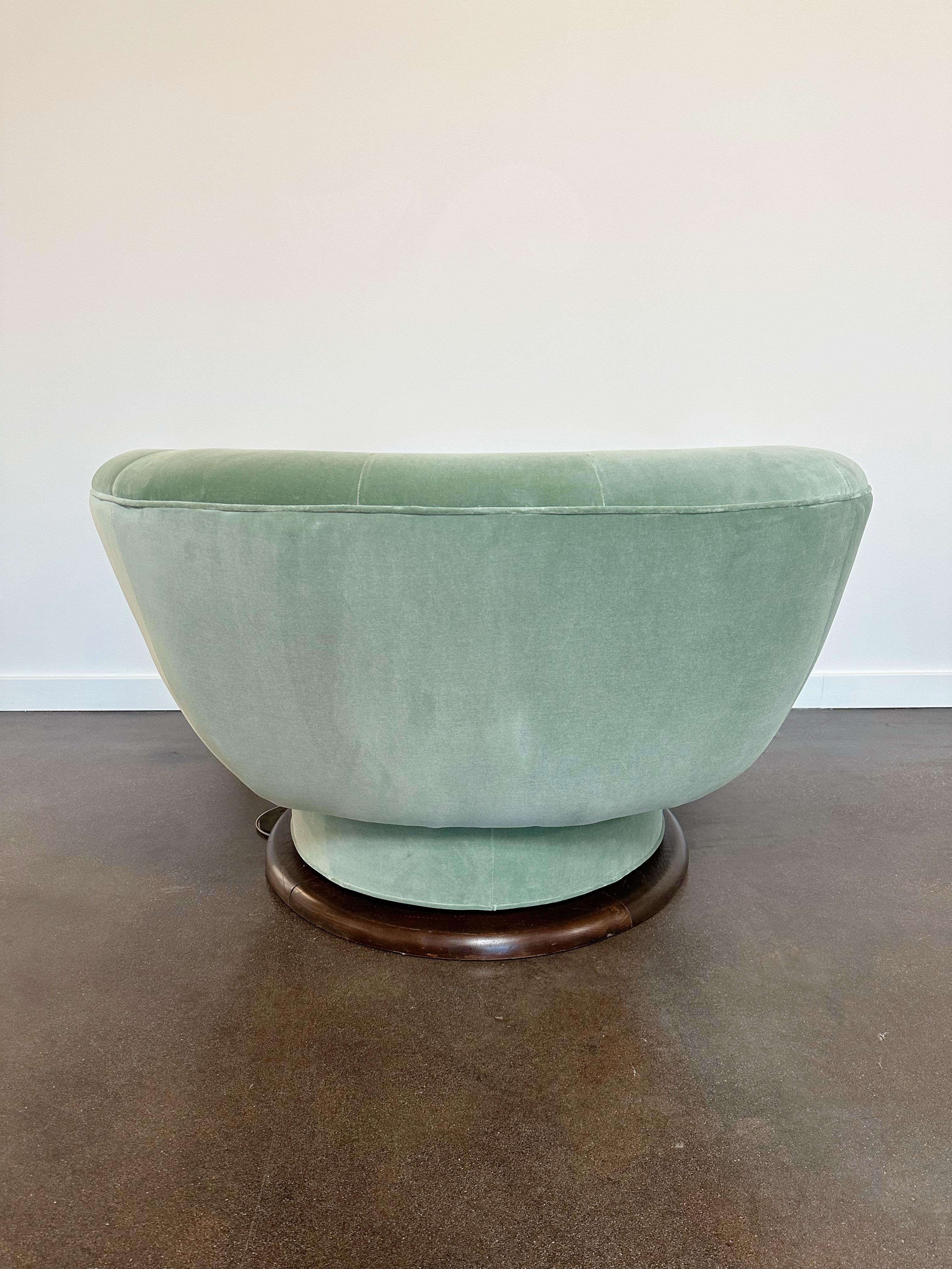 1960s Swivel Tub Chair by Adrian Pearsall For Sale at 1stDibs