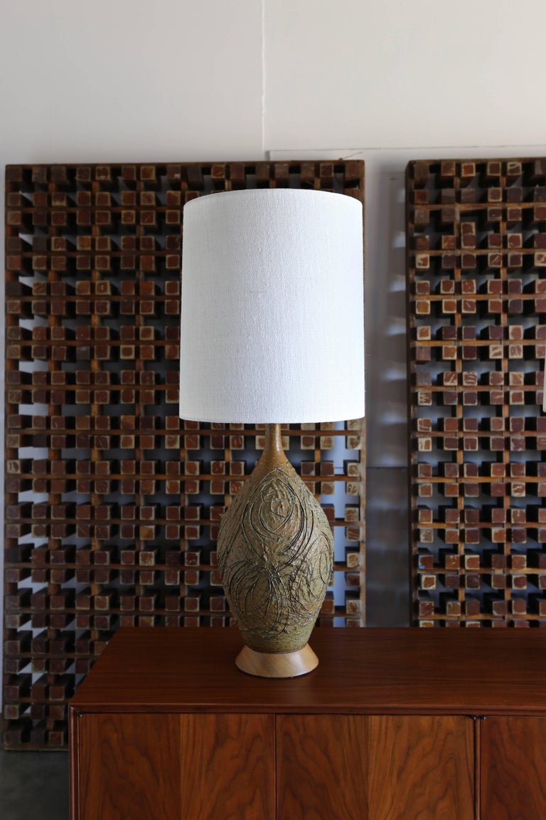 1960s Tom McMillin Ceramic Lamps at 1stDibs