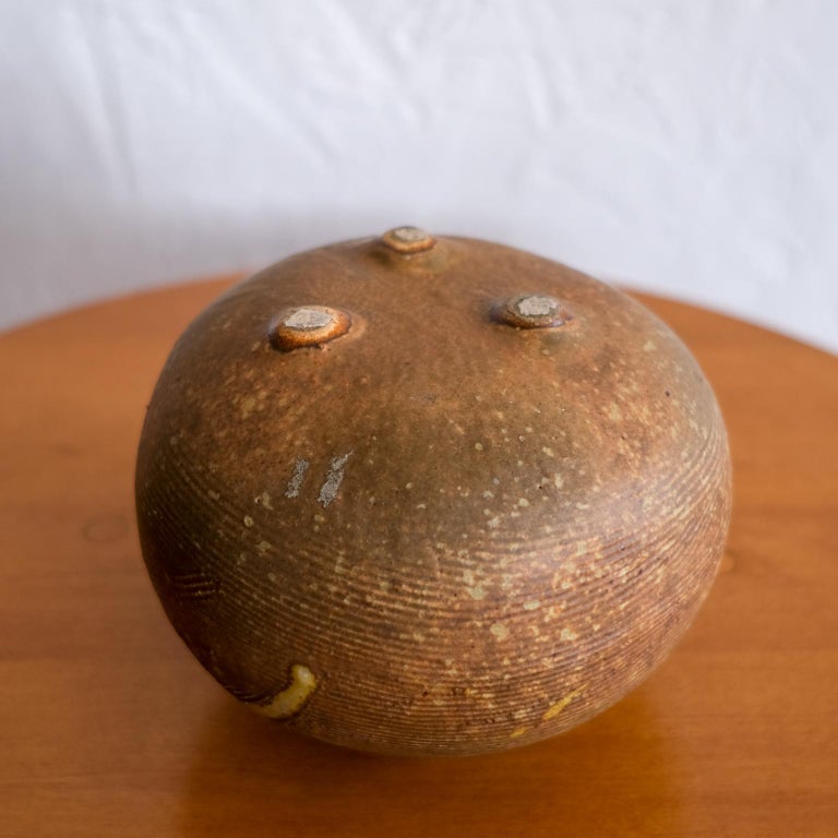 1960s Tom McMillin Ceramic Rock Form Vase at 1stDibs