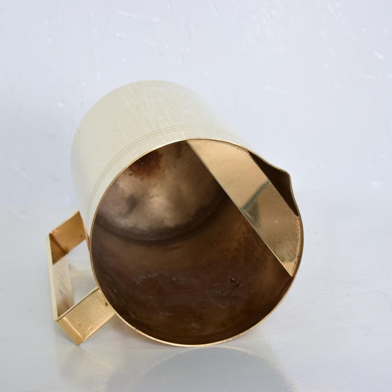 1960s Sleek Modernist Gold Pitcher 24k GP Tommi Parzinger Dorlyn ...