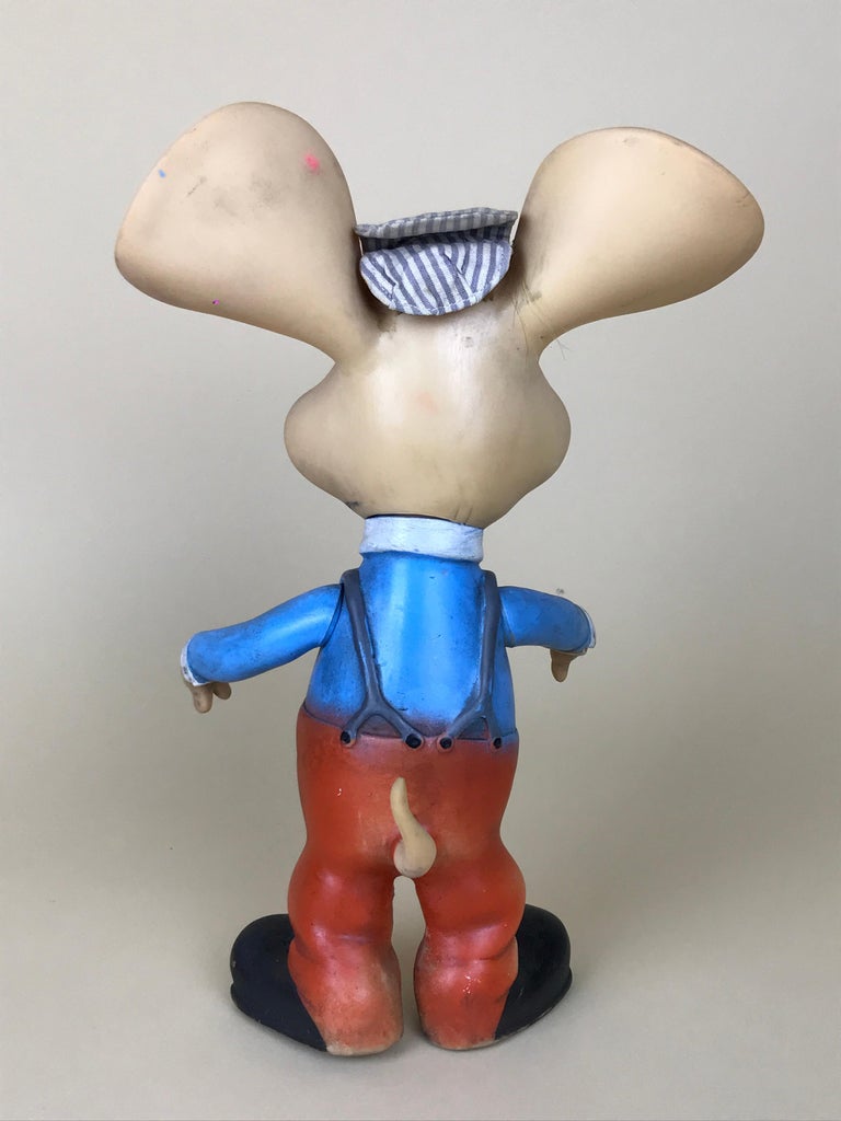 1960s Topo Gigio Mouse Rubber Squeak Toy Made in Italy with Original ...