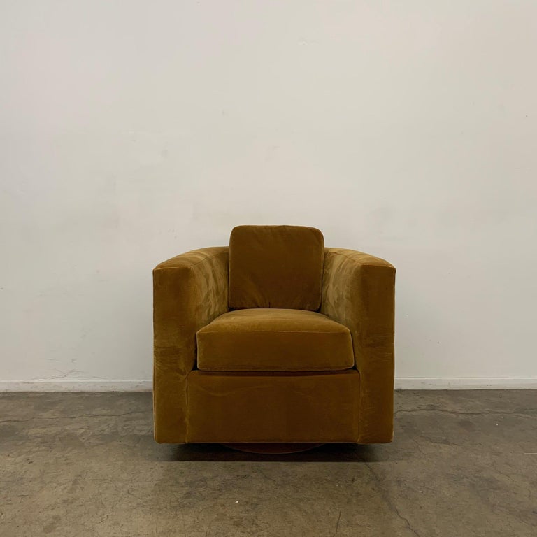 1960’s U-Shaped Barrel Chair at 1stDibs