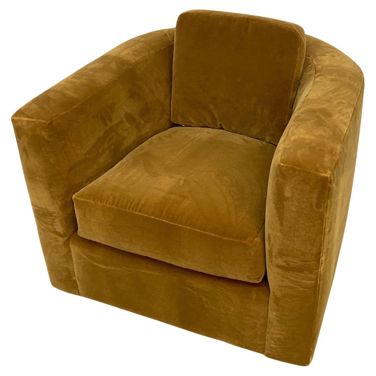 1960’s U-Shaped Barrel Chair at 1stDibs