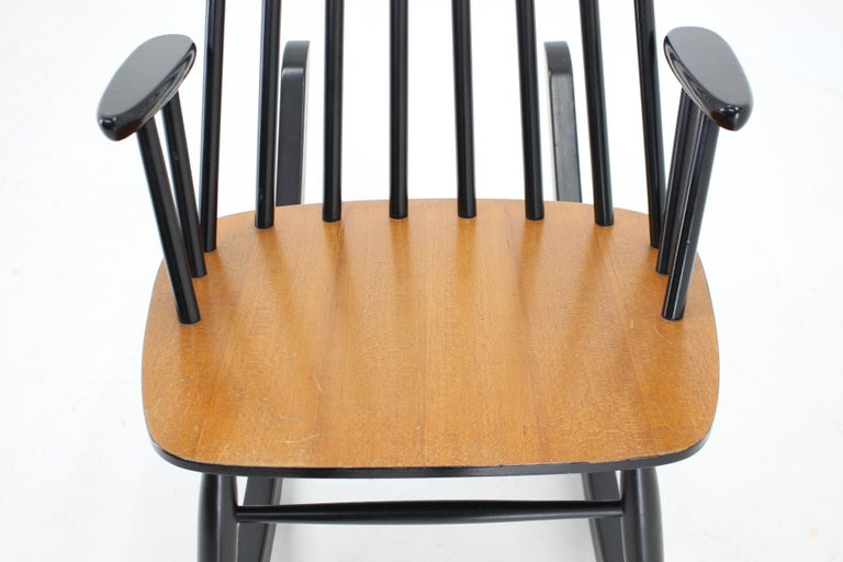 1960s Varjosen Puunjalostus Beech Rocking Chair, Finland For Sale at ...