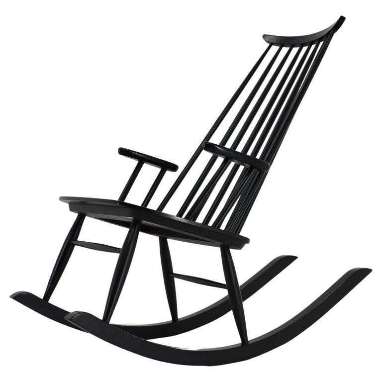 1960s Varjosen Puunjalostus Beech Rocking Chair, Finland For Sale at ...