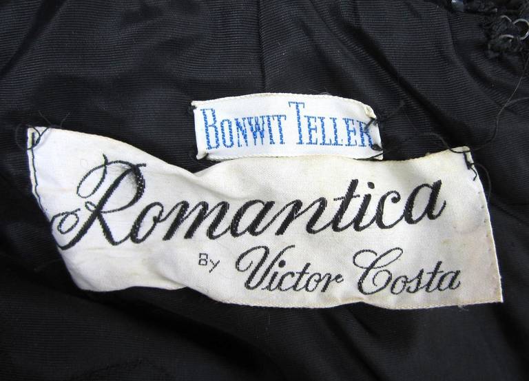 1960s Victor Costa Pantsuit Sequins Tunic Mini Dress Small Mod For Sale ...